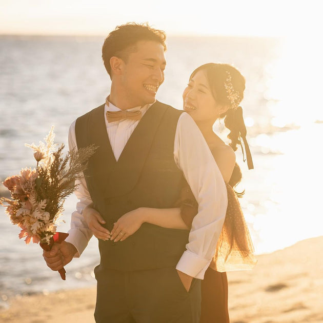 日本婚禮攝影師預約 | 沖繩情侶日落攝影 | KaChick